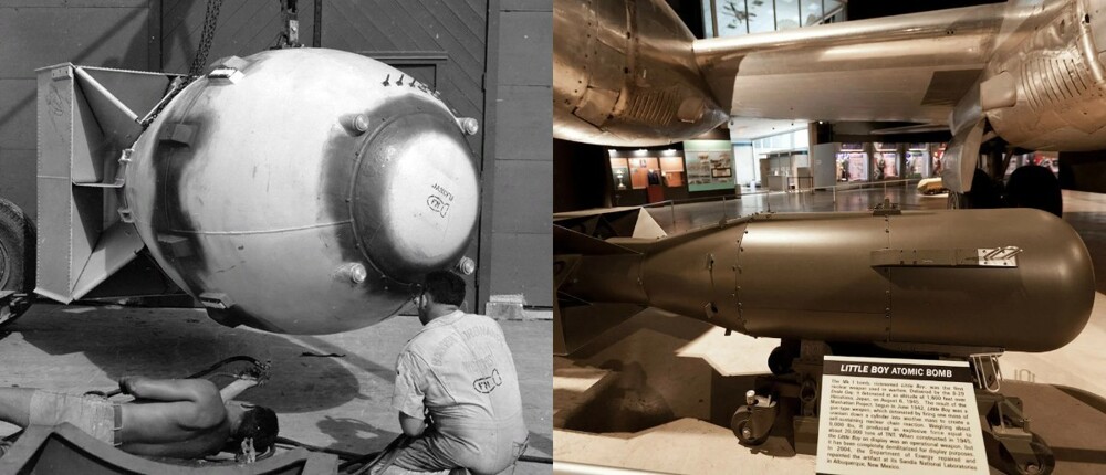 Shadows on the walls after the explosion of the atomic bomb (4 photos ...